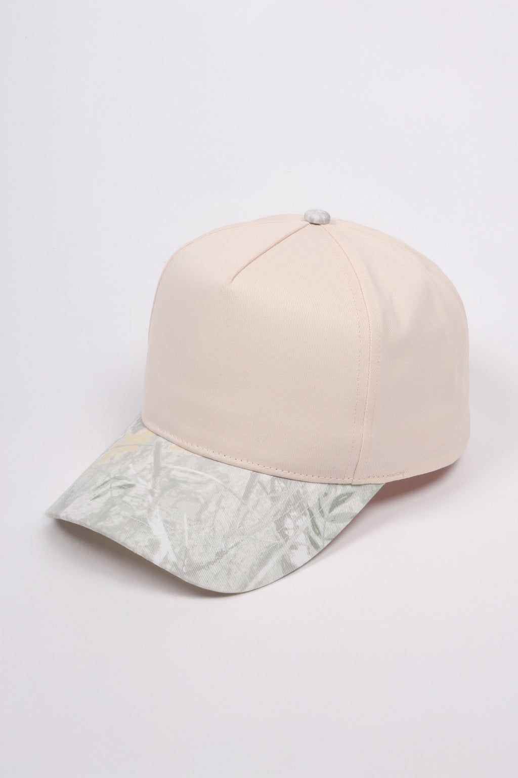 5 Panel Camo Brim Two-Tone Baseball Cap – David and Young Wholesale