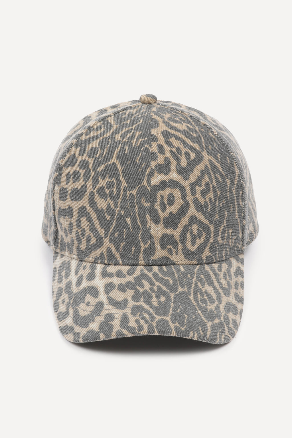 Washed Leopard Print Baseball Cap – David and Young Wholesale